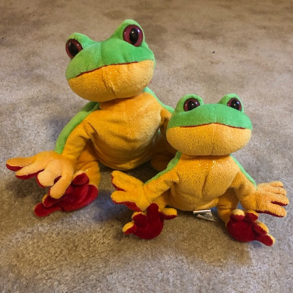 Webkinz | Toys | Ganz Set Of 2 Webkinz Lilkinz Tree Frog Plushies ...